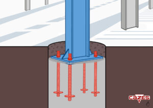 Pieux Et Puits à Platine Intégrée - CAZES FONDATIONS